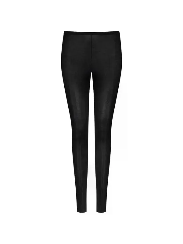 MAISON CLOSE La Femme Amazone Ribbed Leggings - Black