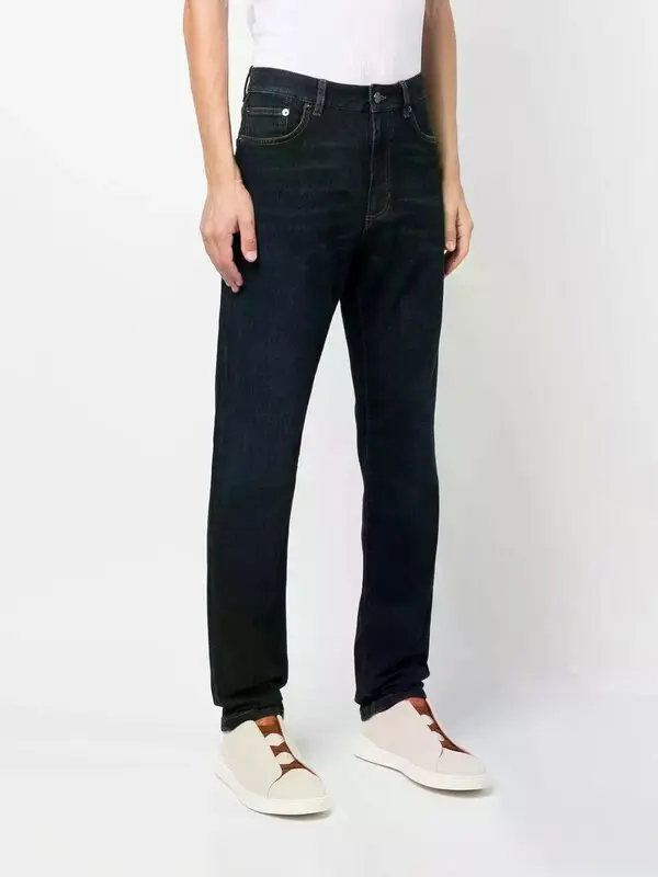 Zegna Roccia Slim-fit Jeans - Blue