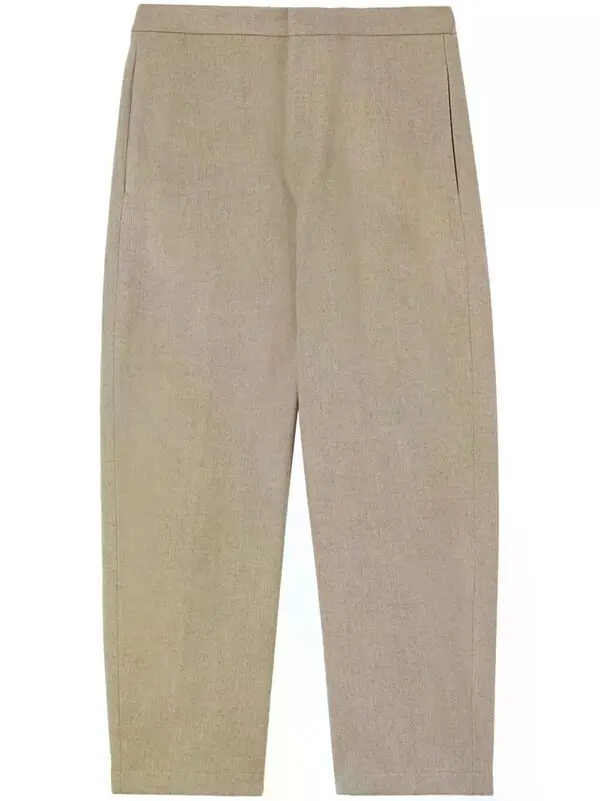 JIL SANDER Virgin Wool Tapered Trousers