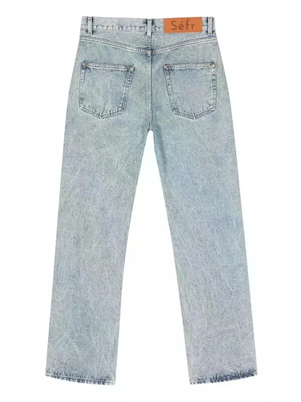 Séfr Classic Cut Jeans In Light Wash Denim