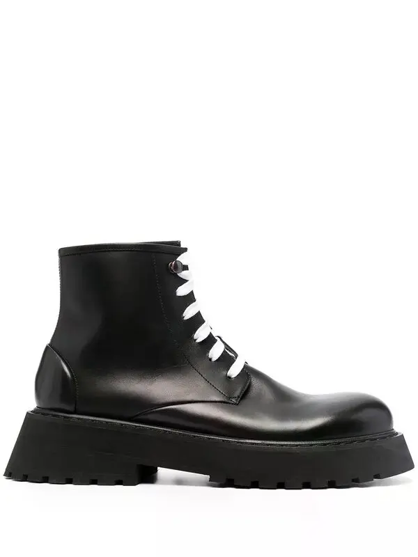 Marsèll Micarro Leather Combat Boots