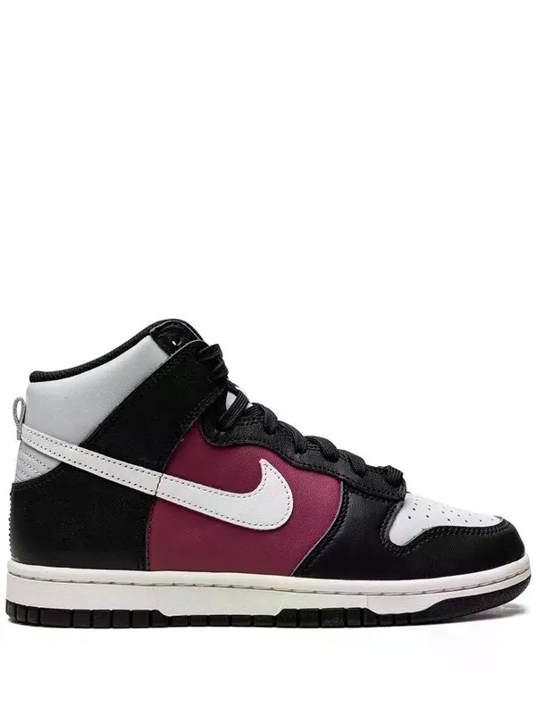 Nike Dunk High "summit White/rosewood" Sneakers - Black
