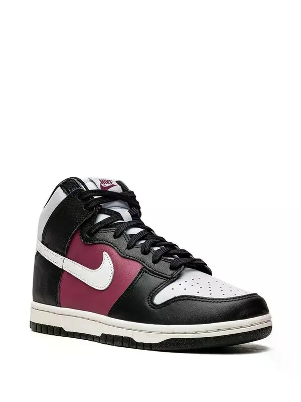 Nike Dunk High "summit White/rosewood" Sneakers - Black