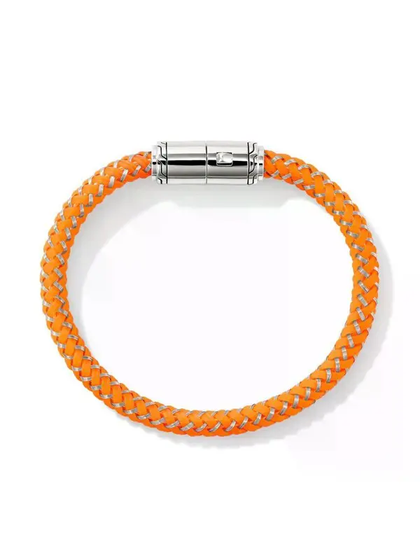 John Hardy Cord Bracelet With Engraved Logo