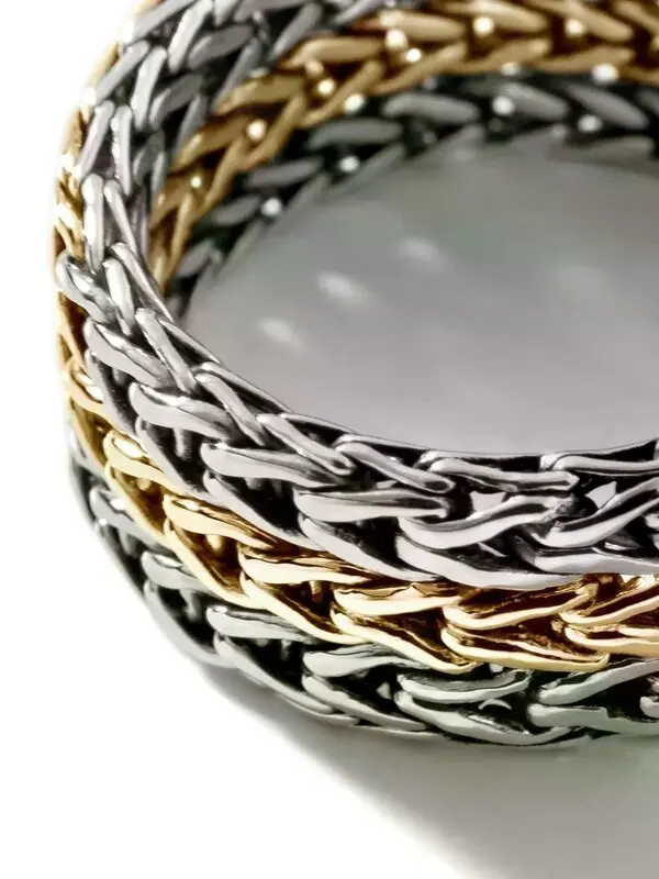 John Hardy 18kt Yellow Gold Classic Chain Ring