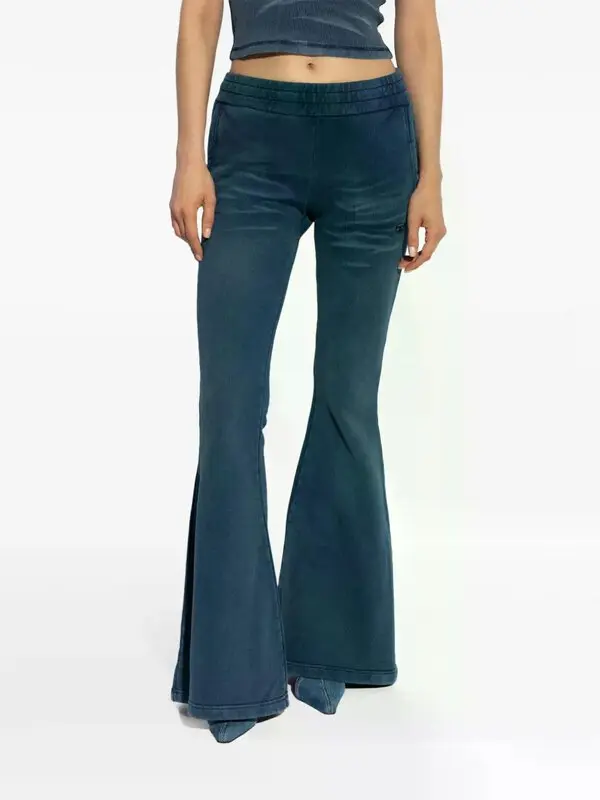 DIESEL® Cotton Flared Sweatpants