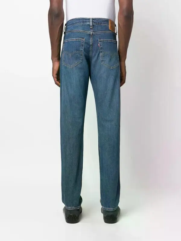 LEVI'S Straight-leg Jeans With Logo Patch - Blue