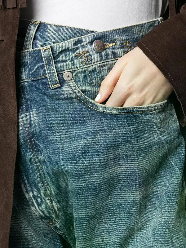 R13 Crossover High-rise Jeans
