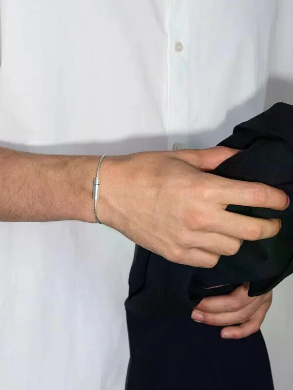 Le Gramme Le 7g Brushed Cable Bracelet - Silver