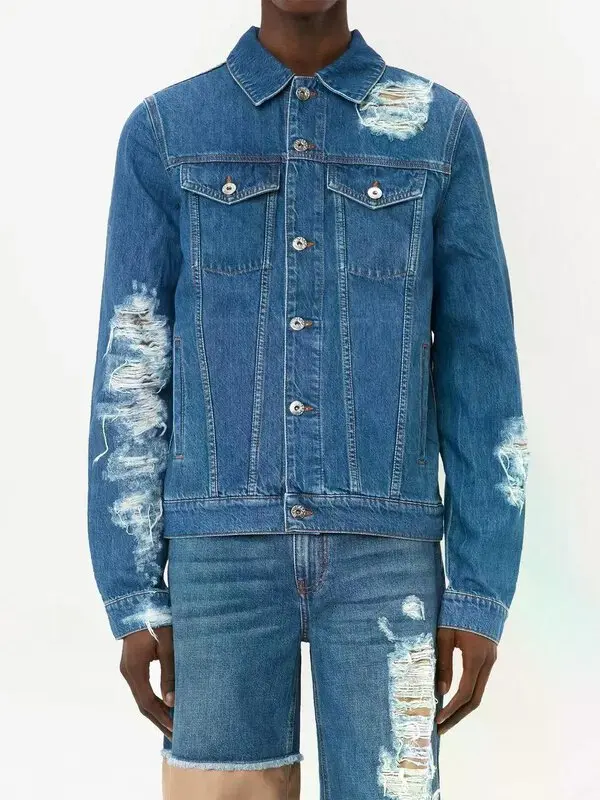 JW Anderson Distressed Denim Jacket