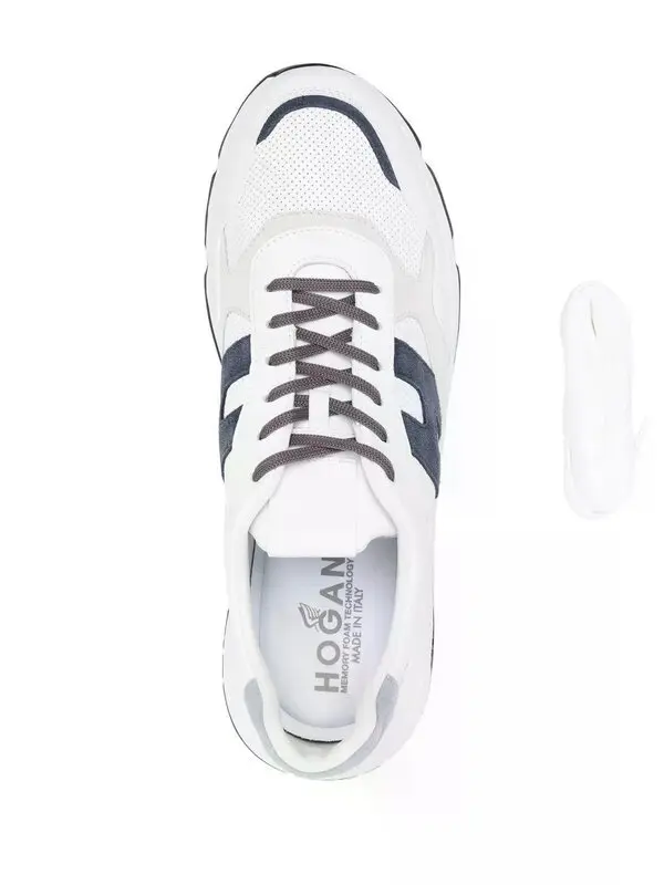 Hogan Panelled Low Top Sneakers