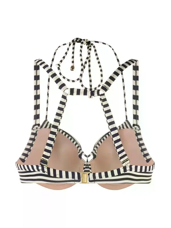 Marlies Dekkers Striped Push-up Bikini Top With Racerback Detail