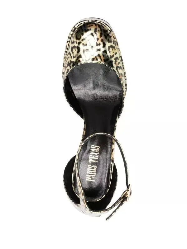 Paris Texas Leopard-print Patent Leather Pumps