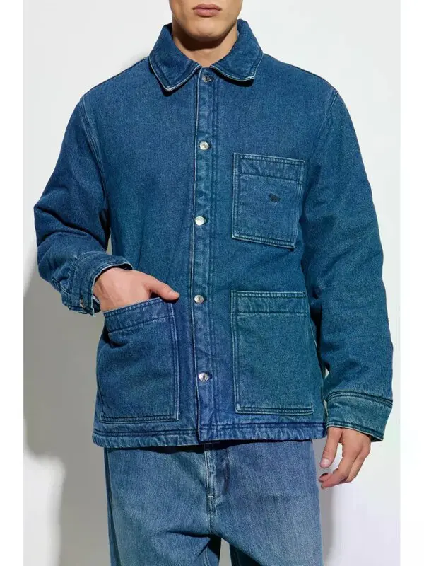 Maison Kitsuné Padded Workwear Denim Jacket