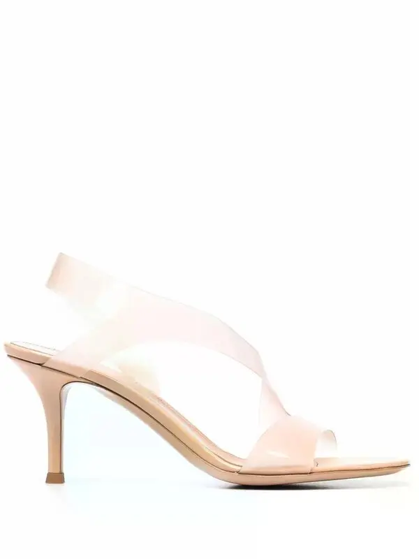 GIANVITO ROSSI Metropolis 70mm Stiletto Sandals - Neutrals