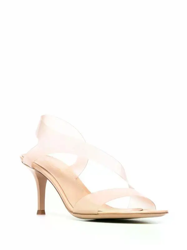 GIANVITO ROSSI Metropolis 70mm Stiletto Sandals - Neutrals