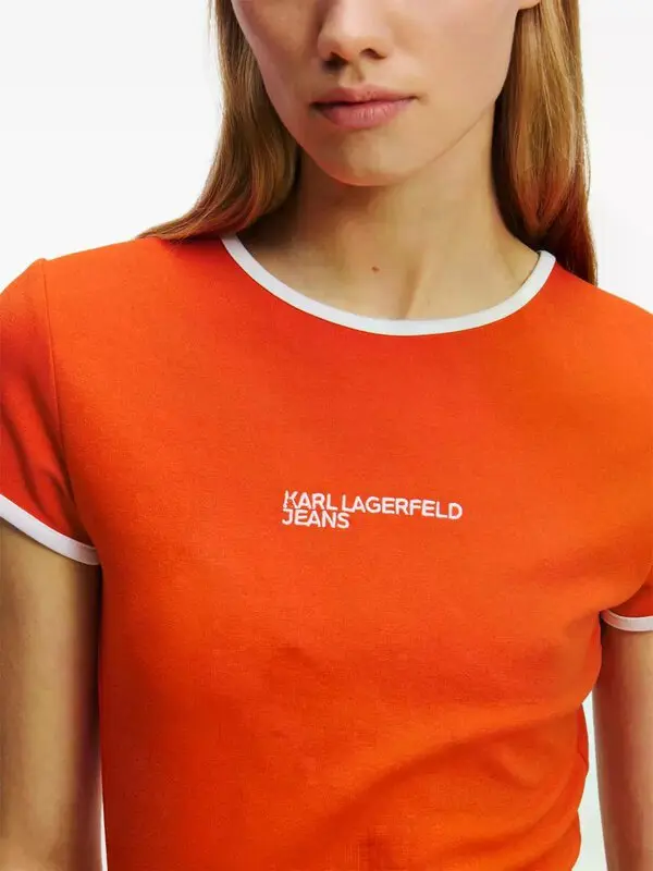 Karl Lagerfeld Logo-embroidered Dress