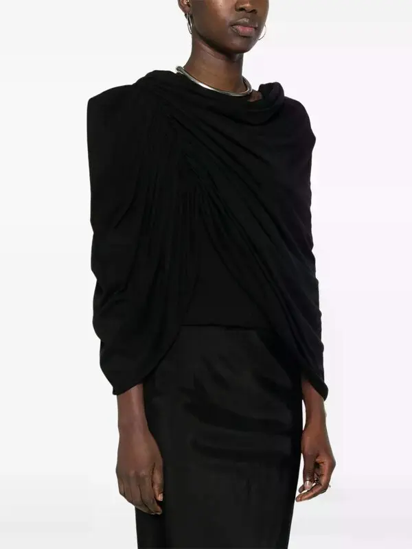 Rick Owens Draped Cotton Top