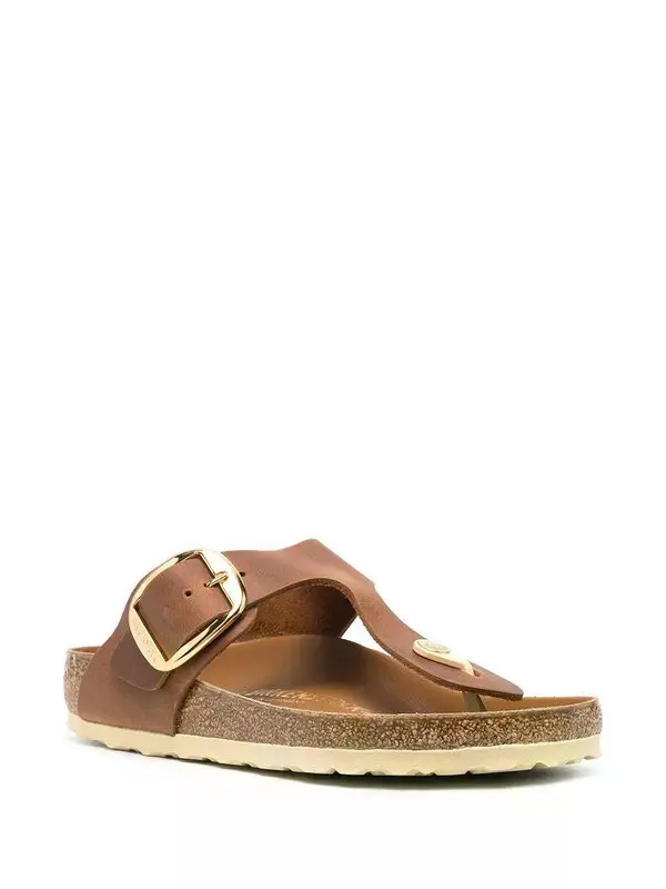 BIRKENSTOCK Gizeh Buckle Sandals - Brown