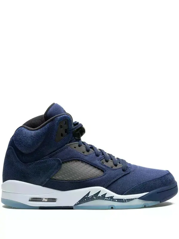 JORDAN Air 5 Georgetown High Top Sneakers - Blue