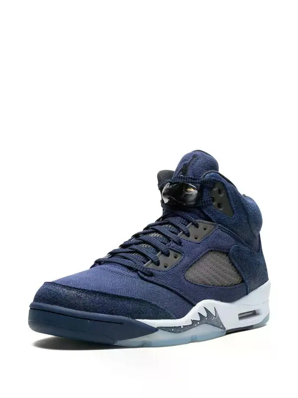JORDAN Air 5 Georgetown High Top Sneakers - Blue