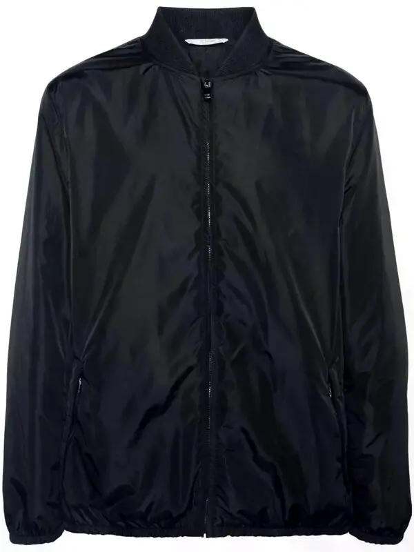 Valentino Garavani Zip-up Padded Bomber Jacket - Blue