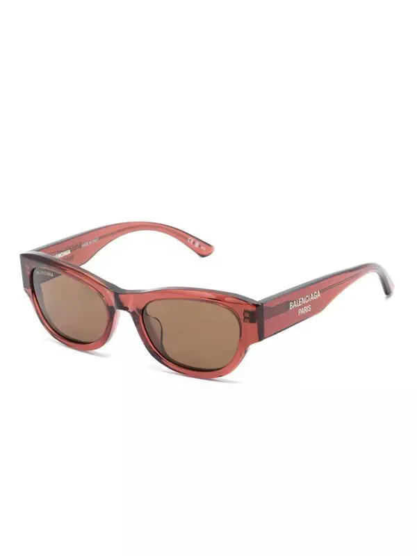 Balenciaga Square-frame Sunglasses - Brown