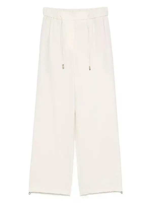 Peserico Elasticated Waist Trousers - Neutrals