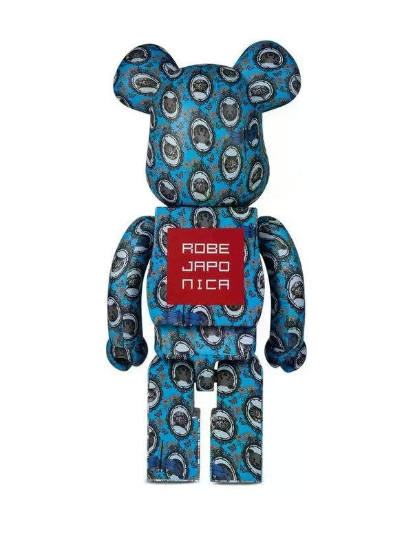 MEDICOM TOY X Robe Japonica Mirror Be@rbrick 1000% Figure - Blue