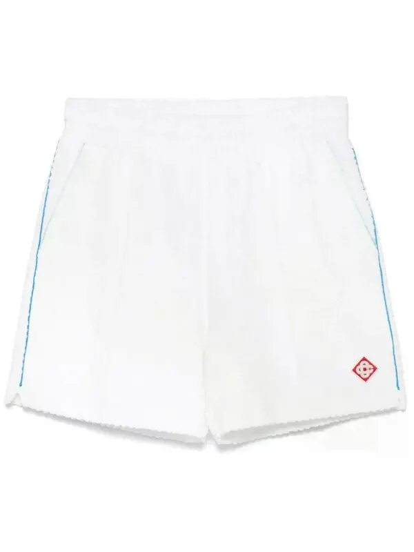 Casablanca Monogram Towelling Shorts - White