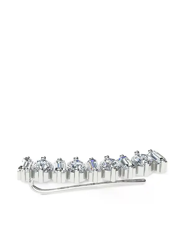 ALINKA 18kt White Gold Amalfi Diamond Left Ear Cuff - Silver