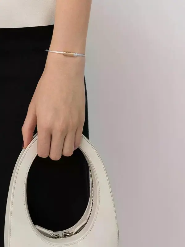 Le Gramme 18kt Gold And Sterling 7g Polished Bicolor Cable Bracelet