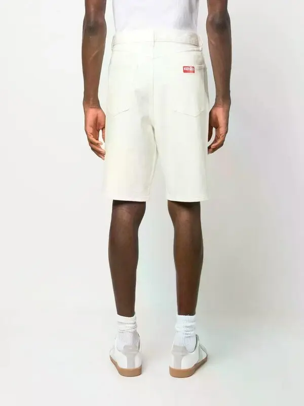 Kenzo Straight-leg Denim Shorts