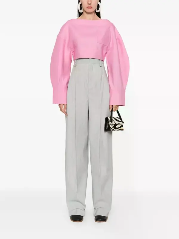 Jacquemus Le Pantalon Curzio High-waisted Tailored Trousers