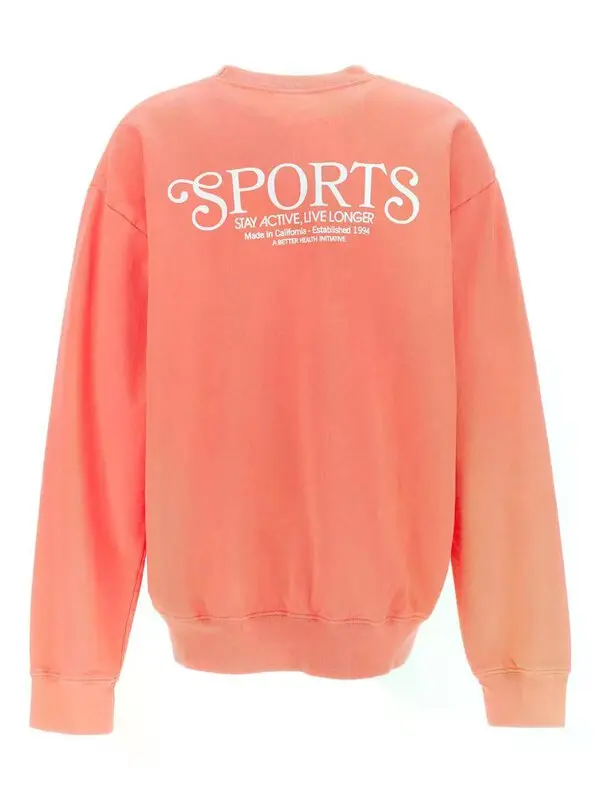 SPORTY & RICH Sports Crewneck Sweatshirt