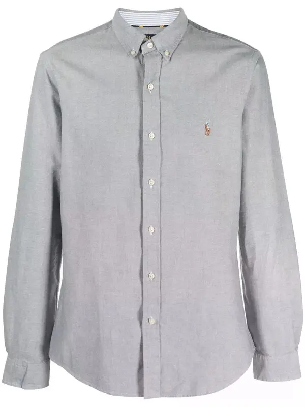 Polo Ralph Lauren Polo Pony Cotton Shirt - Grey