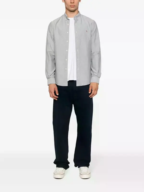 Polo Ralph Lauren Polo Pony Cotton Shirt - Grey