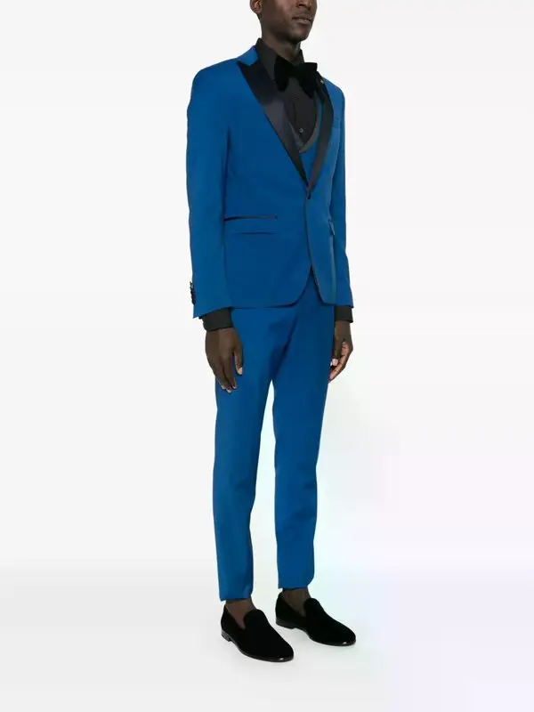 MANUEL RITZ Satin-trim Suit