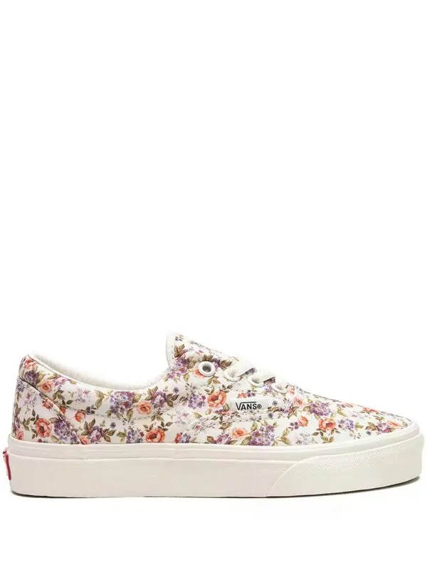 VANS Era Low-top Floral Print Sneakers - Neutrals