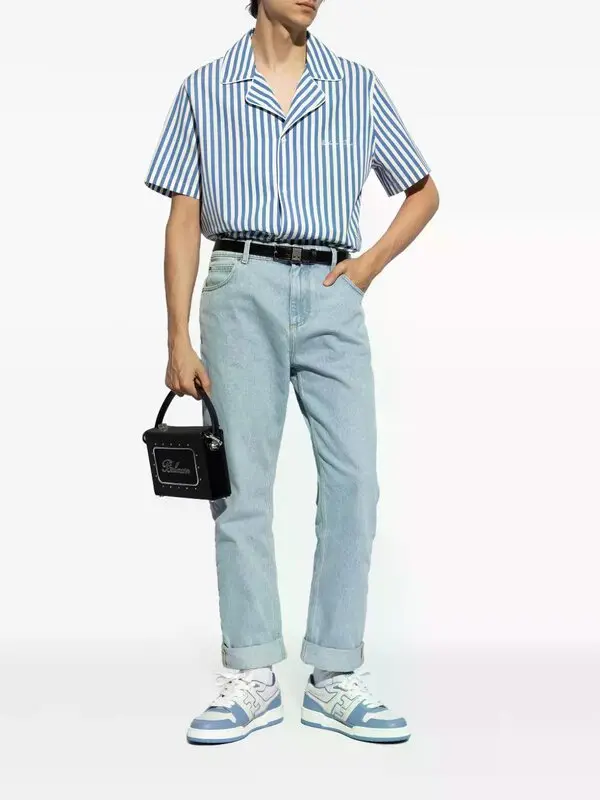 Balmain Striped Cotton Shirt