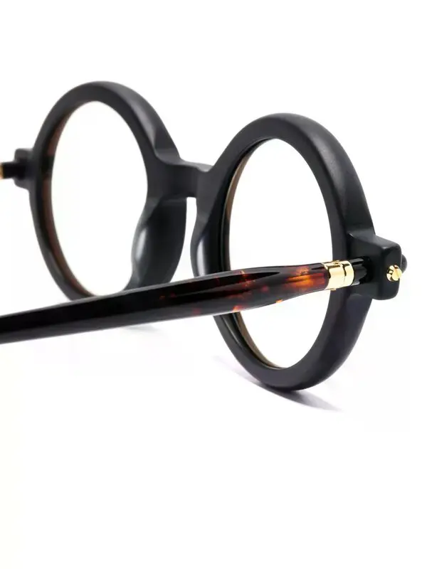 KUBORAUM Round Frame Eyeglasses - Black