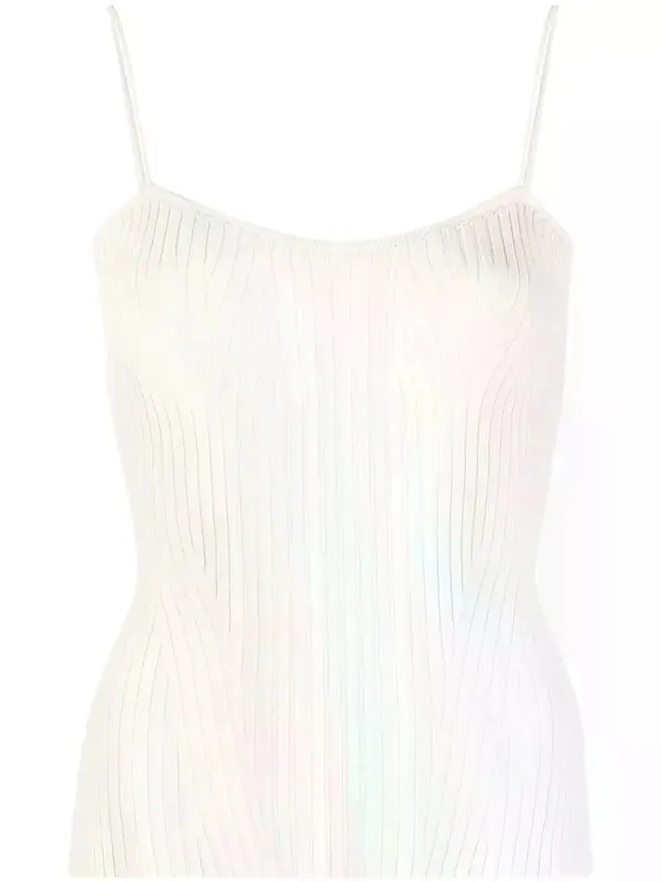 Khaite The Ziggy Knitted Top - White