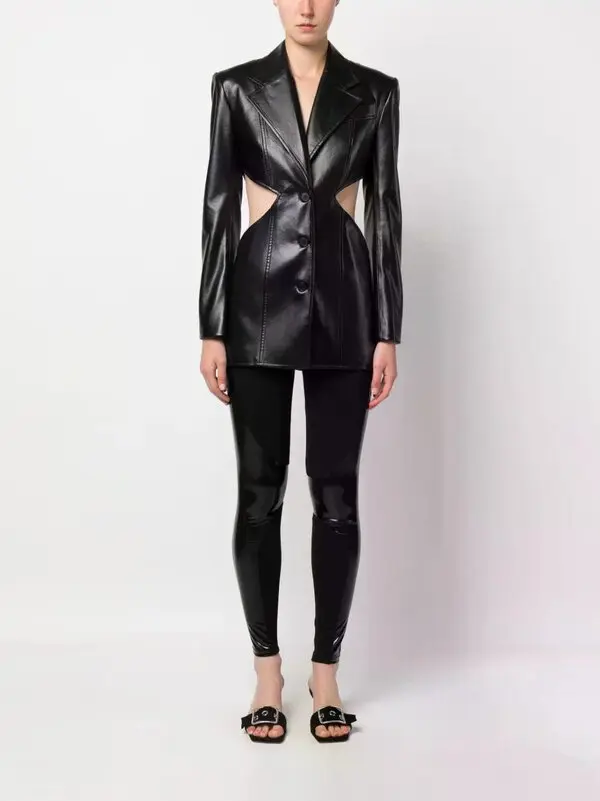 Philipp Plein Panelled Mid-rise Leggings