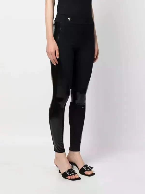 Philipp Plein Panelled Mid-rise Leggings