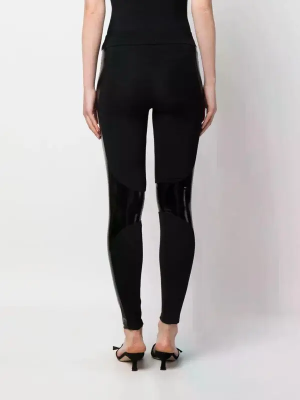 Philipp Plein Panelled Mid-rise Leggings