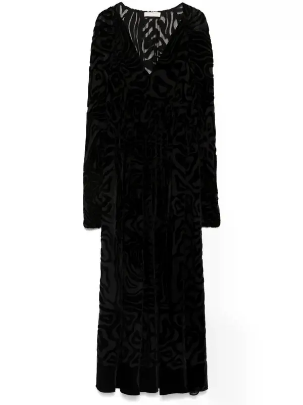 Ulla Johnson Elora Midi Dress With Abstract Pattern