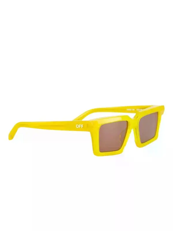 Off-White Windsor Square-frame Sunglasses - Yellow