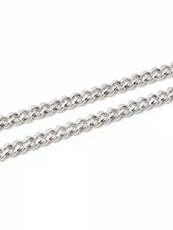 Shay 18kt White Gold Diamond Curb Chain Choker