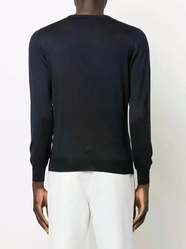 BARBA NAPOLI Fine-knit Crew-neck Jumper