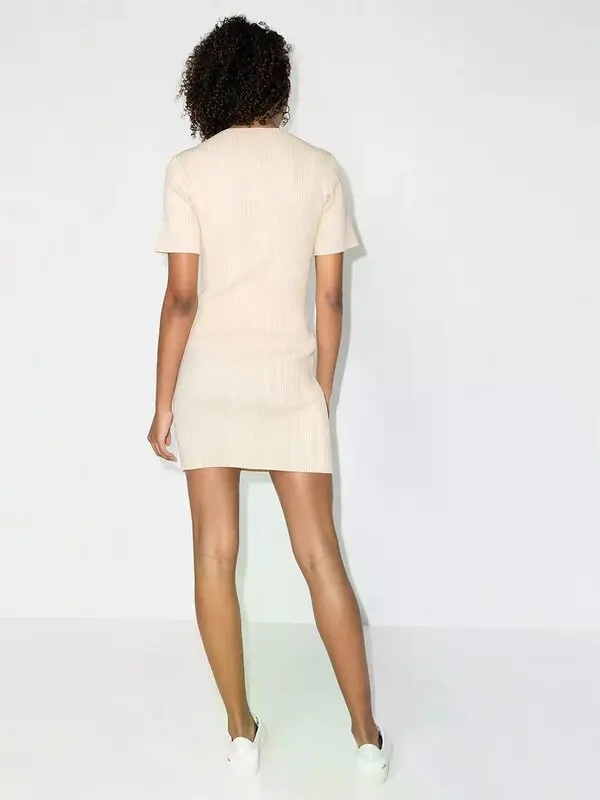 Stella McCartney Ribbed Knitted Mini Dress